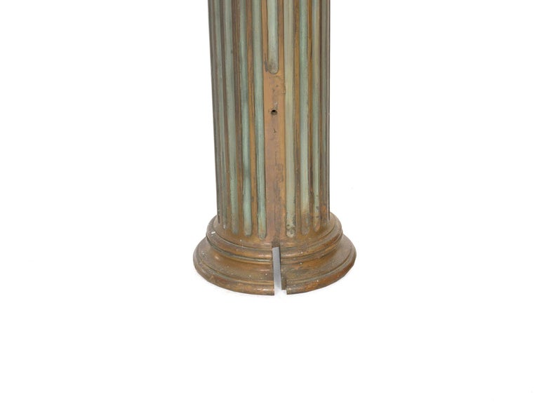 Pair of Antique Cast Bronze Columns Pillars, Early 20th Century at ...