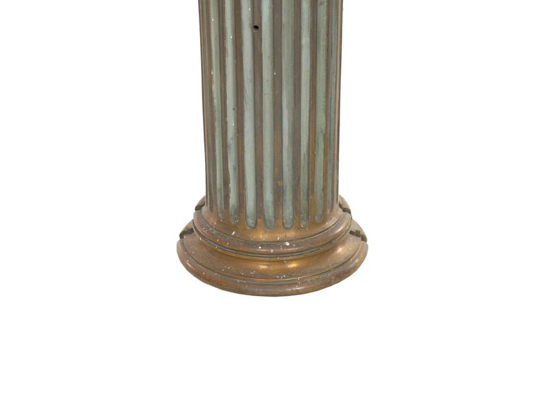 Pair of Antique Cast Bronze Columns Pillars, Early 20th Century at ...