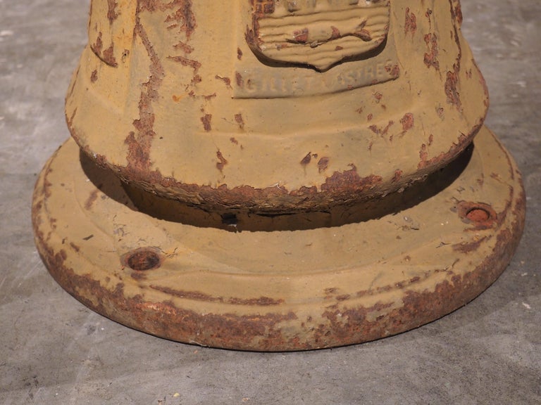 Pair of Antique Cast Iron Bollards from La Ciotat, France, Circa 1900 ...