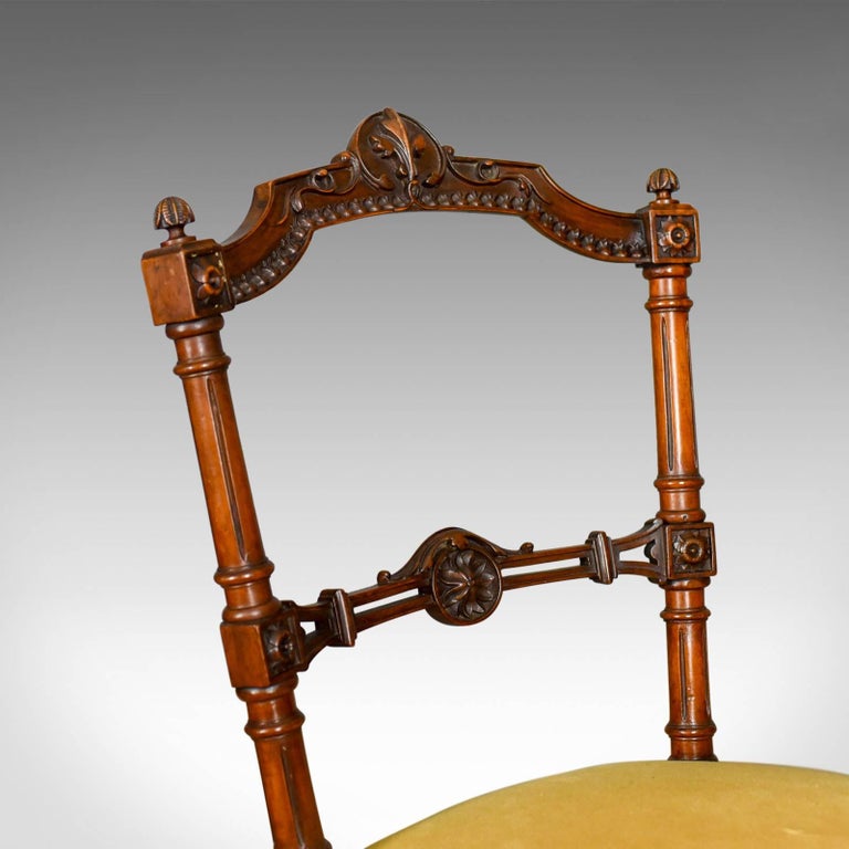 Pair of Antique Chairs, English, Walnut, Aesthetic Period, circa 1880 ...