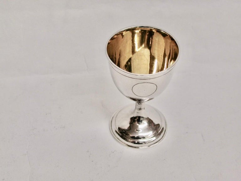 Pair of Antique Chinese Silver Egg Cups, Dated circa 1900, Hung Chong ...