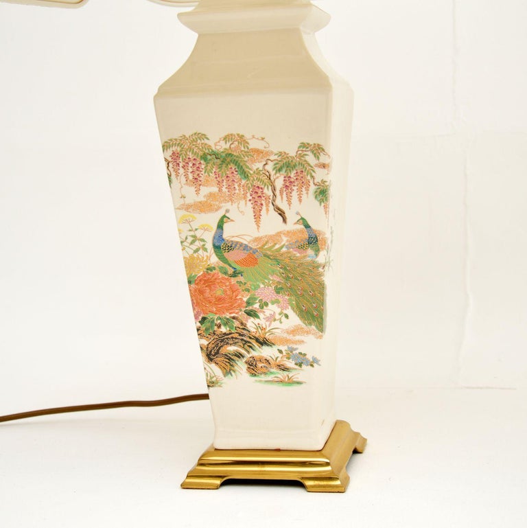 Pair of Antique Chinese Style Porcelain Table Lamps at 1stDibs ...