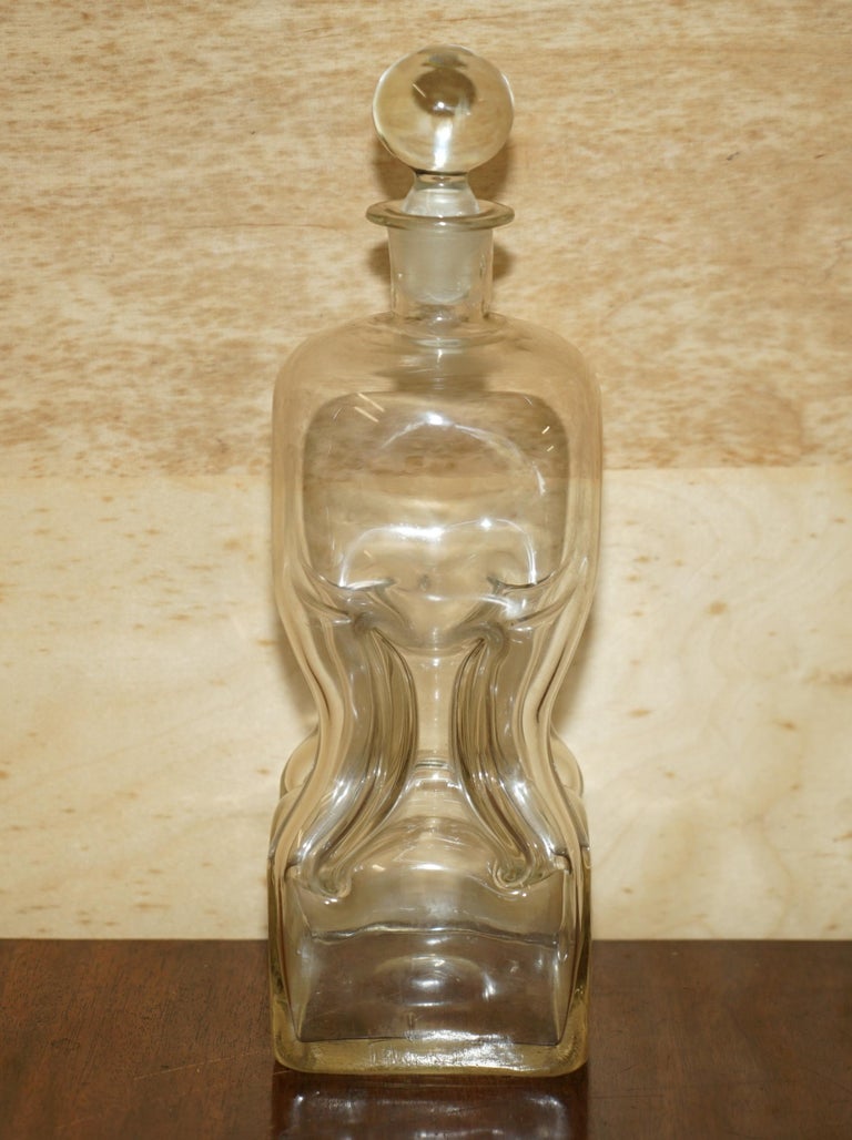 Pair of Antique circa 1900 Pinch Decanters for Serving Whiskey Bourbon ...