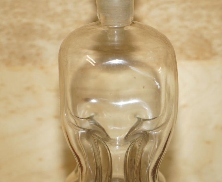 Pair of Antique circa 1900 Pinch Decanters for Serving Whiskey Bourbon ...