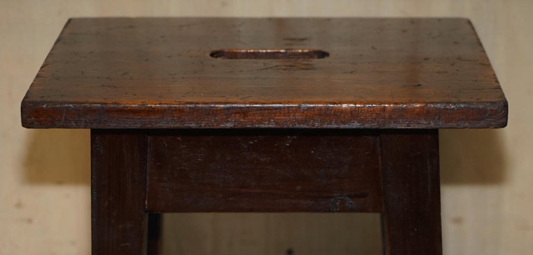 Pair of Antique Circa 1910 Milking Stools Which Make Lovely Small Side ...