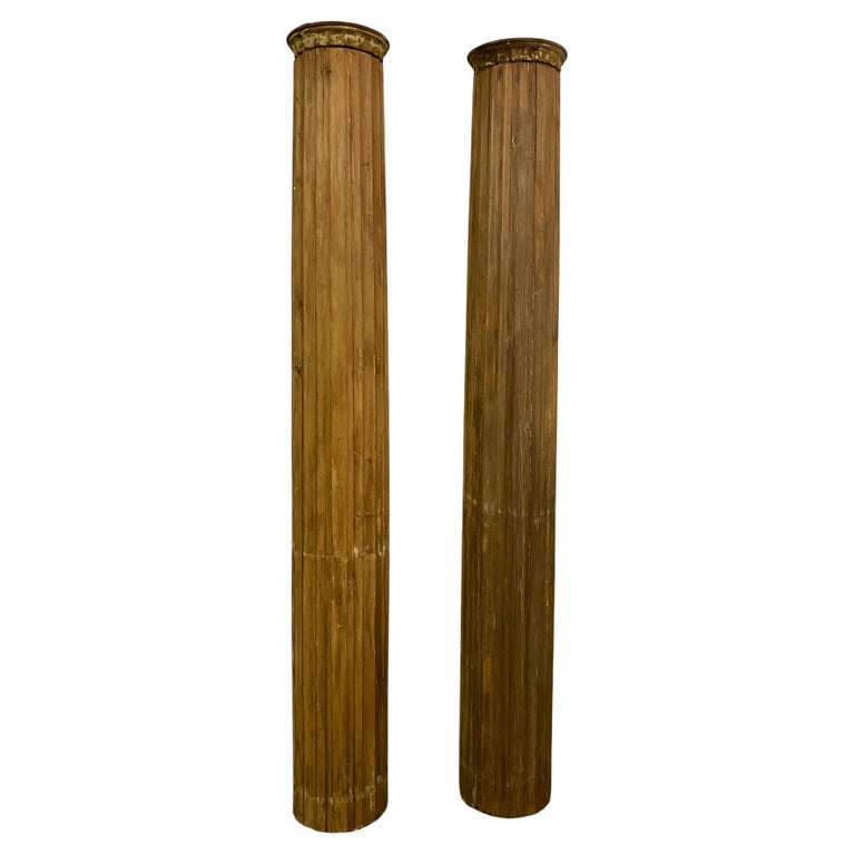 Pair of Antique Classical Greek Style Corinthian Columns For Sale at ...