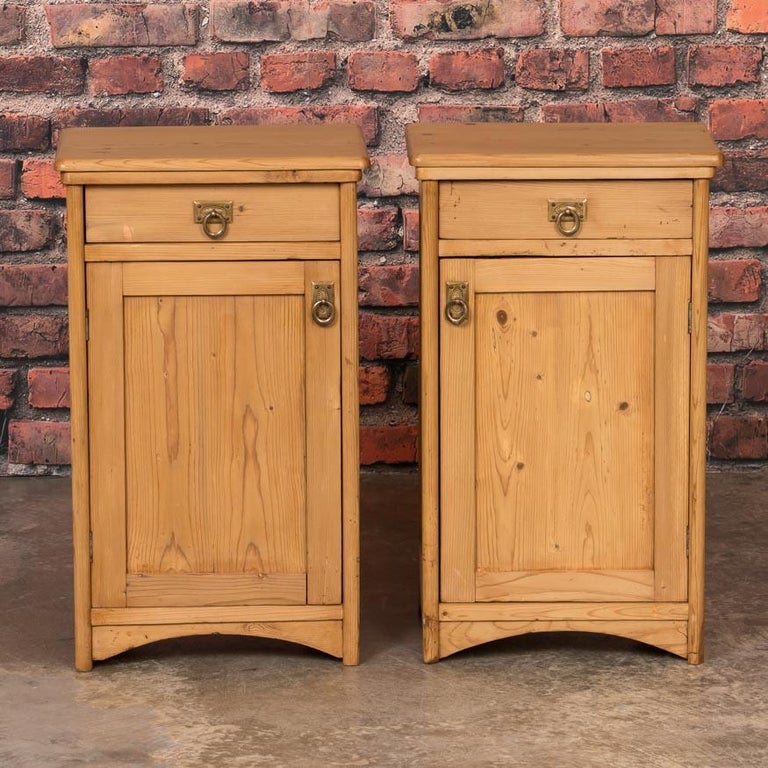 Pair of Antique Danish Pine Nightstands at 1stDibs | antique pine ...