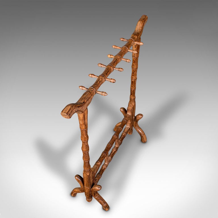 Pair of Antique Decorative Spoon Rests, Japanese, Teak, Kitchen Stand ...