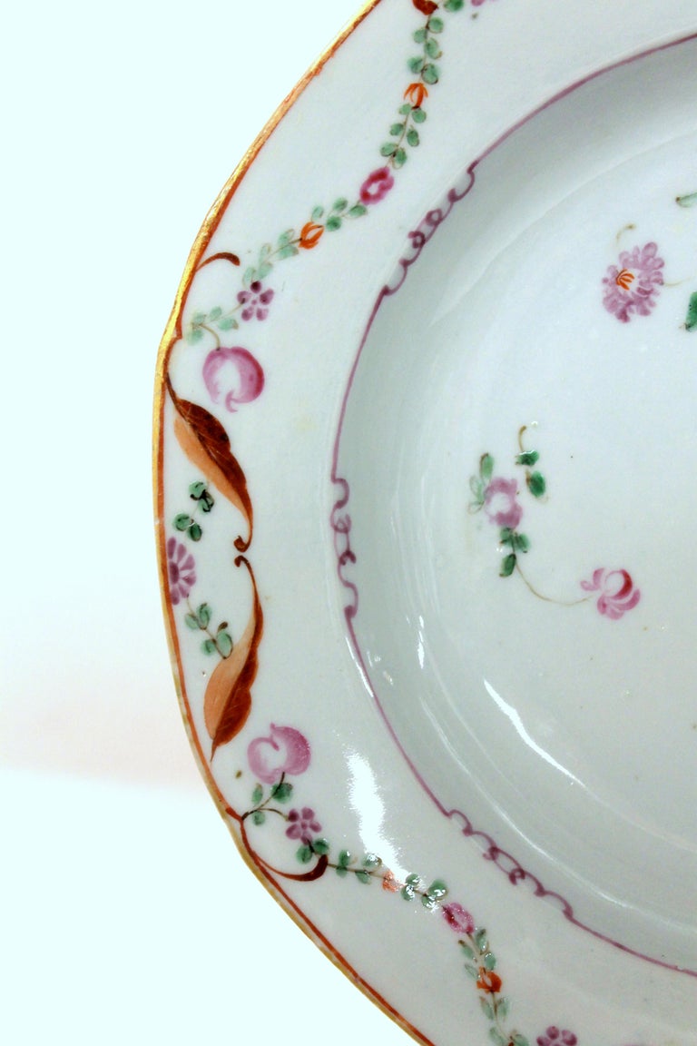 Pair of Antique English Late 18th Century "Lowestoft" Porcelain Soup ...