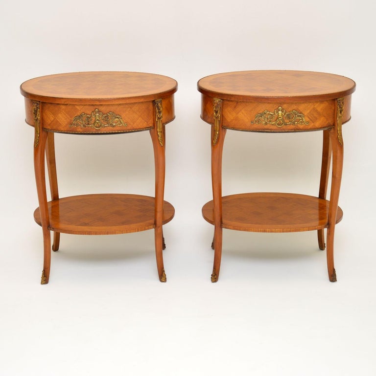 Pair of Antique French Parquetry Side Tables at 1stDibs | french side ...