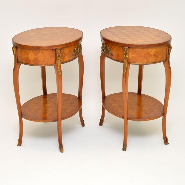 Pair of Antique French Parquetry Side Tables at 1stDibs | french side ...