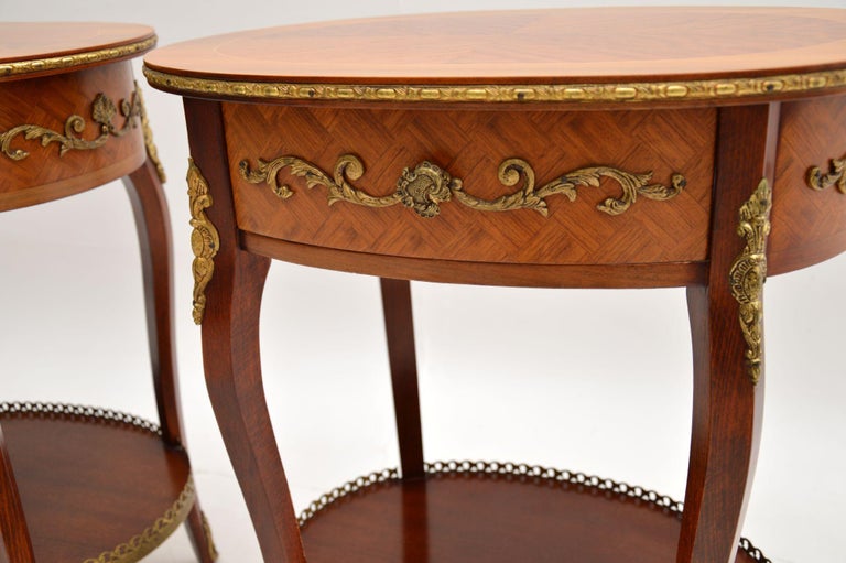 Pair of Antique French Side Tables For Sale at 1stDibs