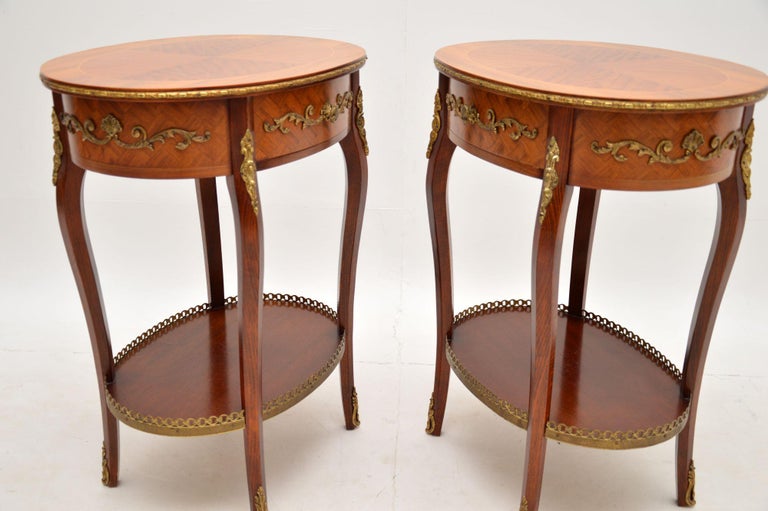 Pair of Antique French Side Tables For Sale at 1stDibs