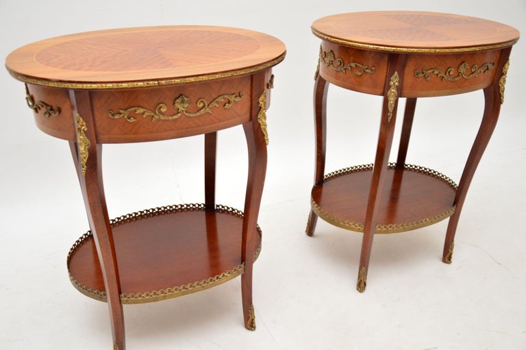 Pair of Antique French Side Tables For Sale at 1stDibs