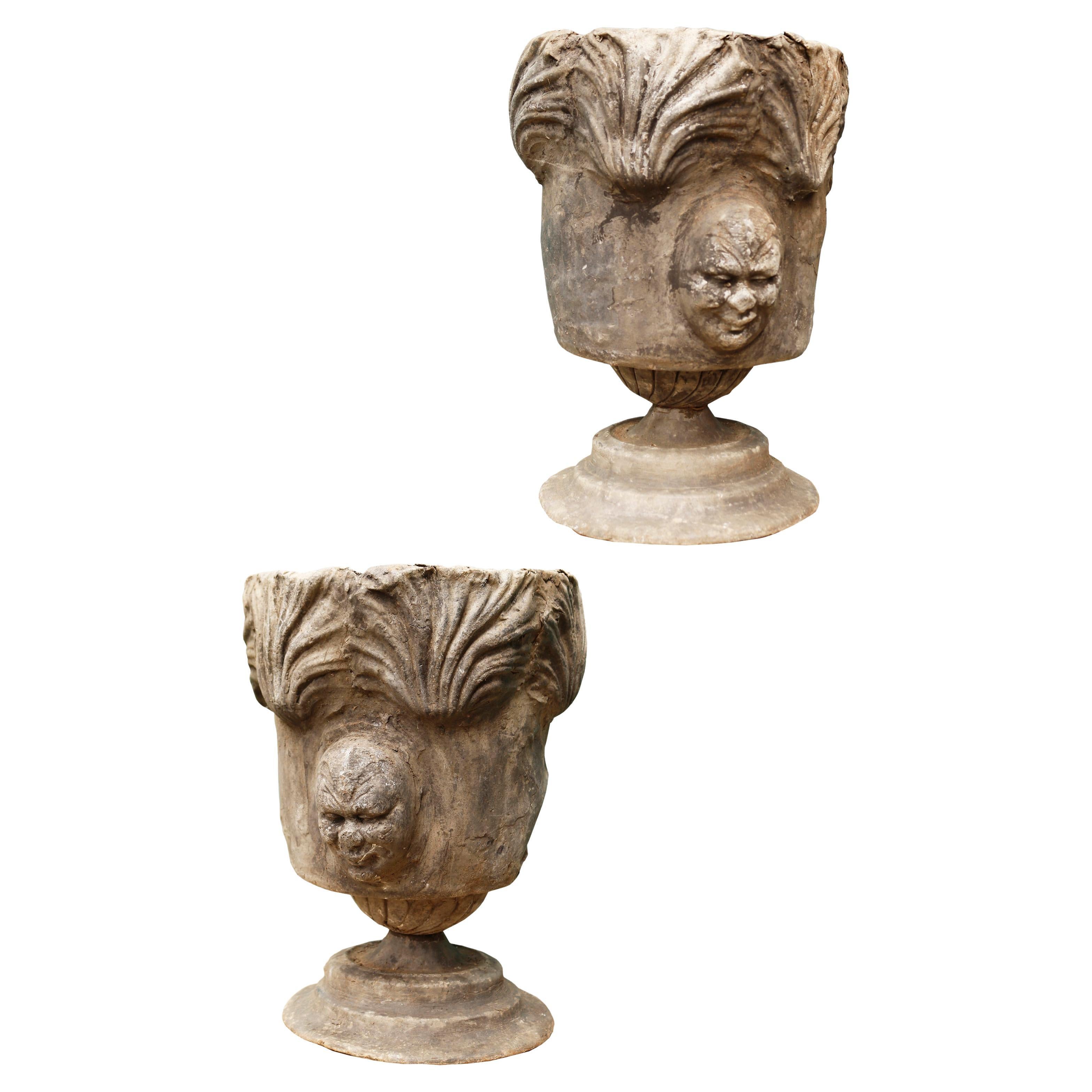 Antique Georgian Style Cast Iron Garden Planter For Sale at 1stDibs
