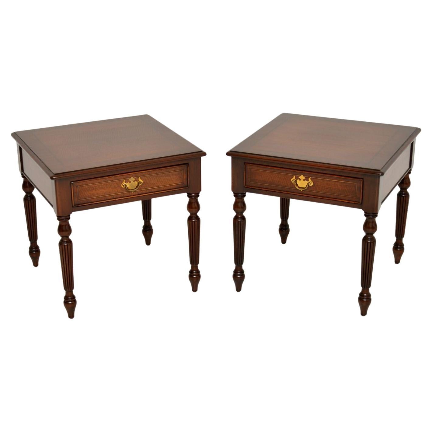 Pair of Antique Side Tables at 1stDibs
