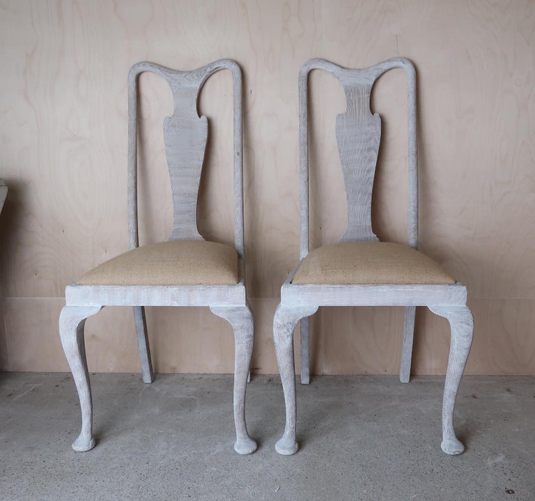 Pair of Antique Gustavian Style Urn Back Chairs, English, C.1920 For ...