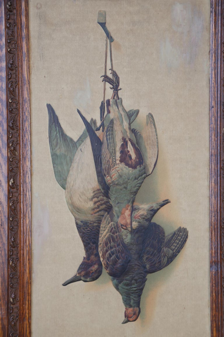 Pair of Antique Hunting Prints of Game For Sale at 1stdibs