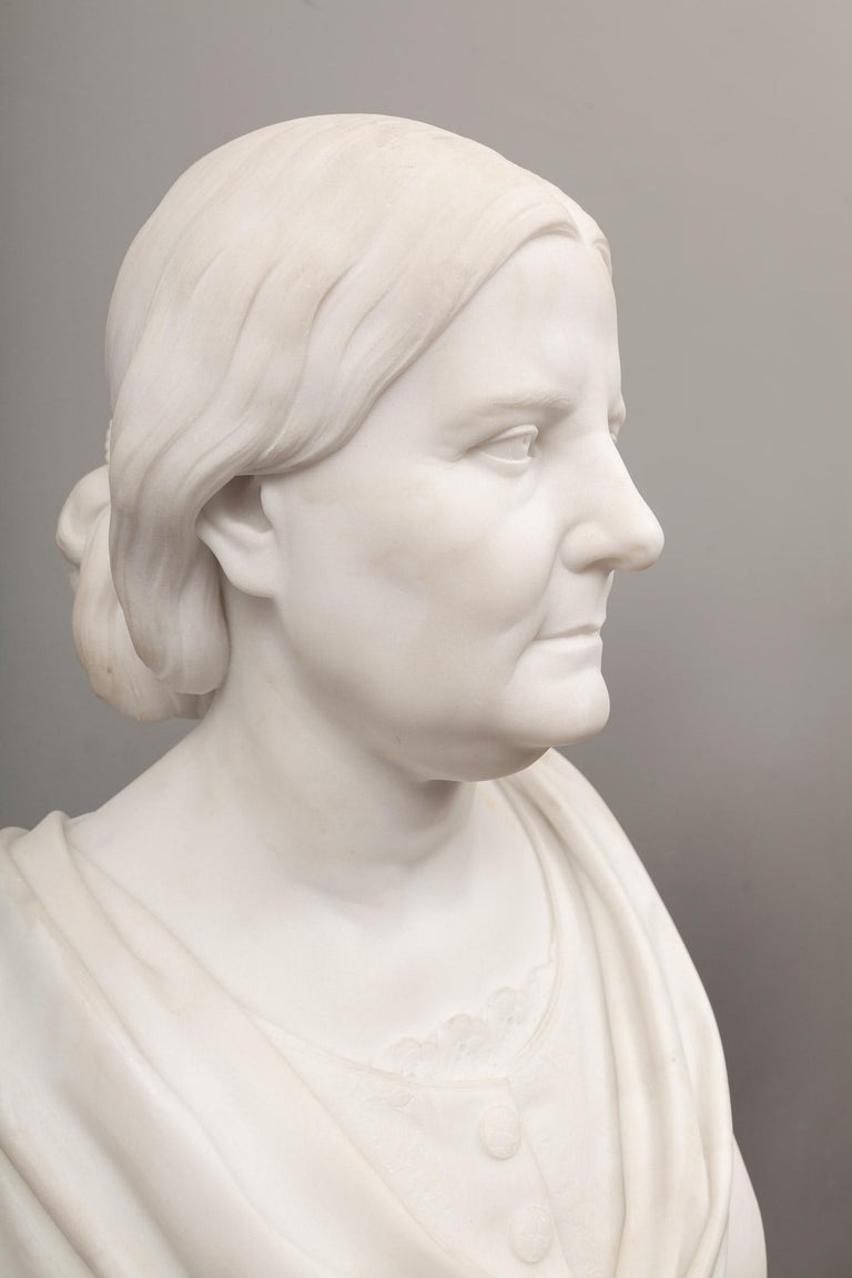 Pair of Antique Marble Busts For Sale at 1stDibs | marble busts for ...