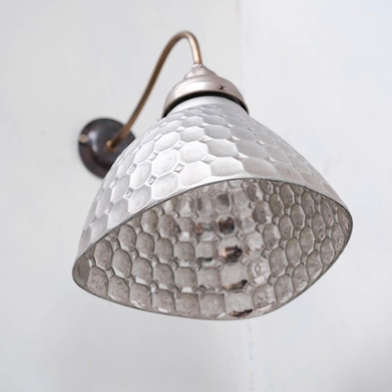 Pair of Antique Mercury Glass Wall Lights For Sale at 1stDibs