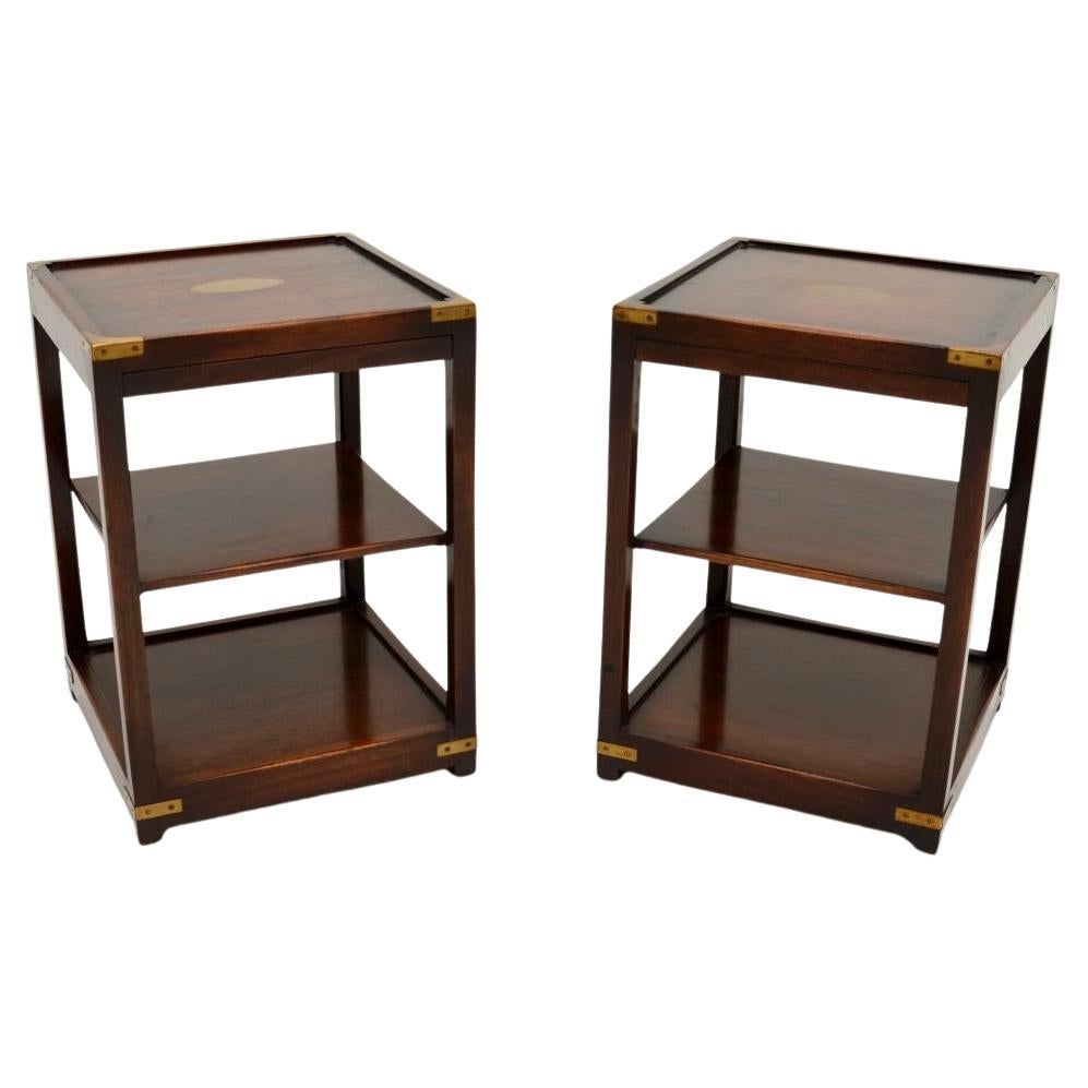 Antique Military Campaign Drum Table at 1stDibs