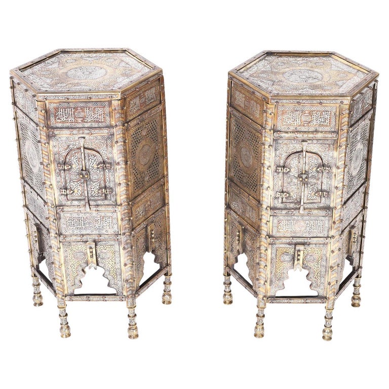 Pair of Antique Moroccan Stands at 1stDibs