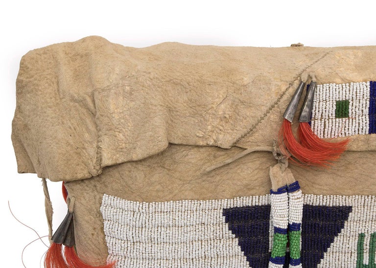 Pair of Antique Native American Beaded Possible Bags 'Tepee Bags ...