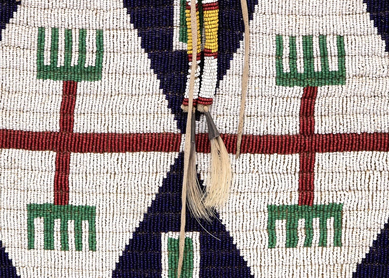 Pair of Antique Native American Beaded Possible Bags 'Tepee Bags ...