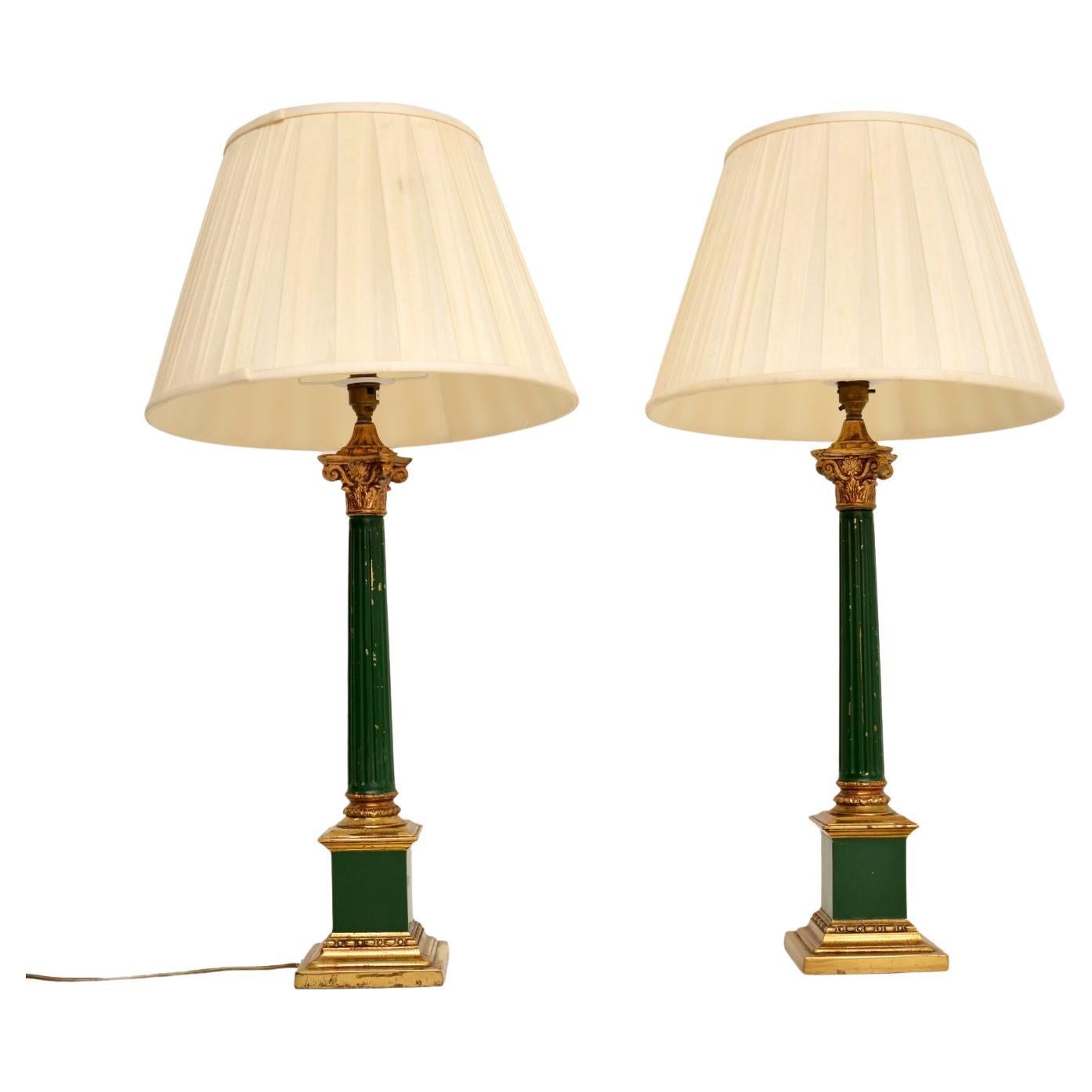Pair of Neoclassical Style Lamps For Sale at 1stDibs