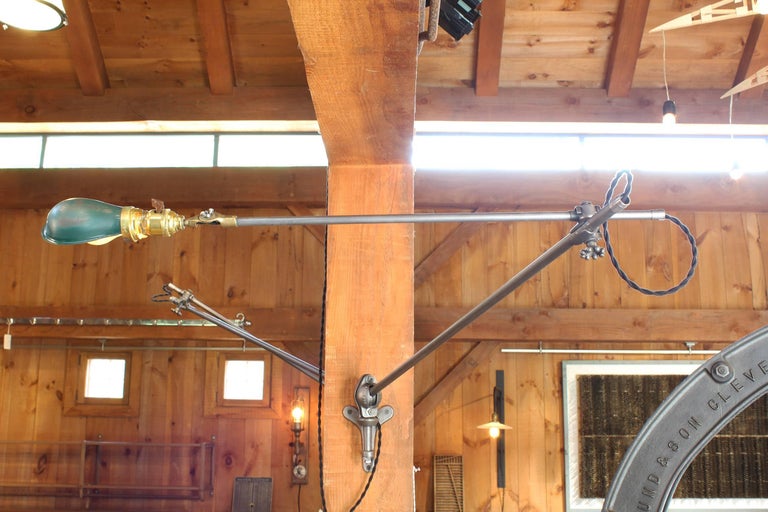 Pair of Antique O.C. White Model C Wall Sconces Lamps Lights at 1stDibs