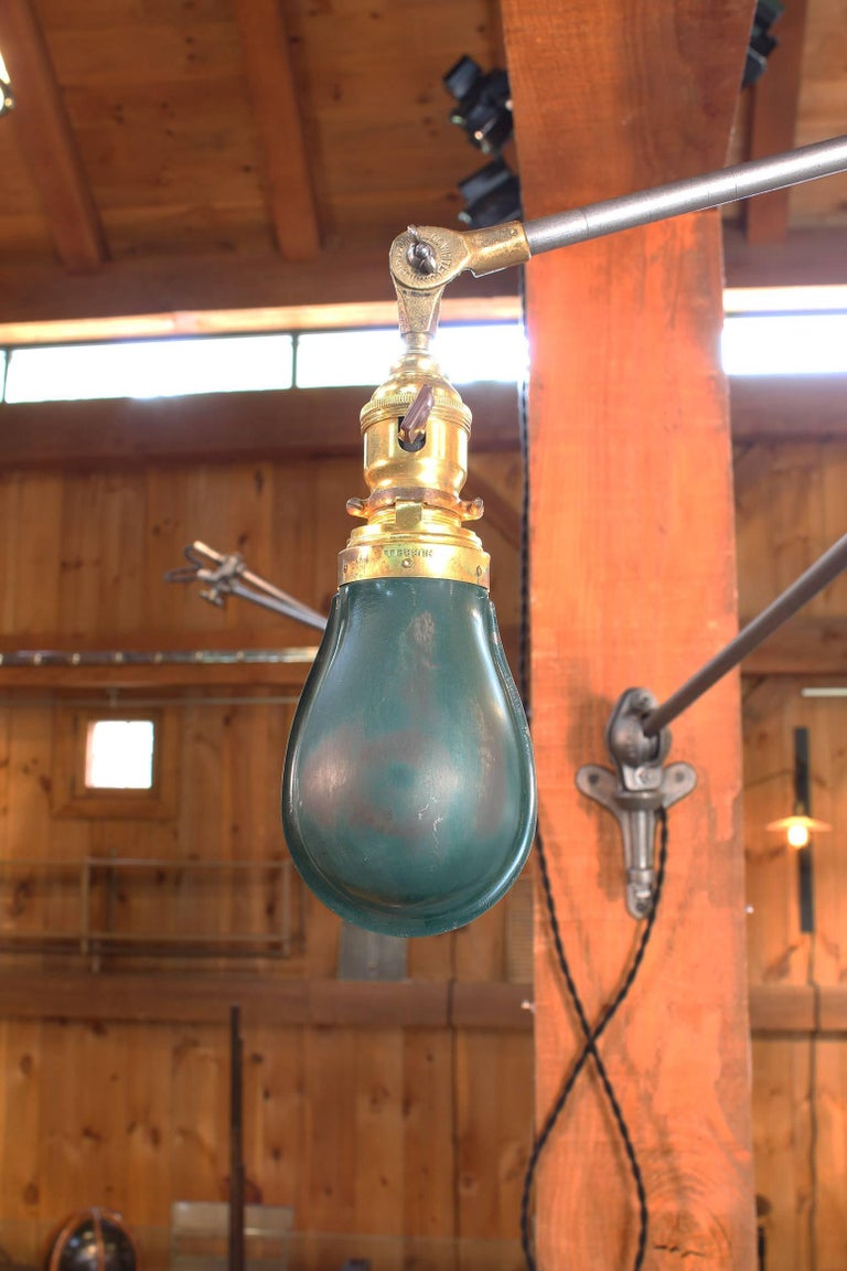 Pair of Antique O.C. White Model C Wall Sconces Lamps Lights at 1stDibs