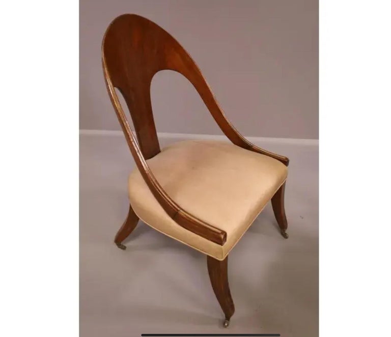 Pair of Antique Regency Period Spoon Back Chairs, circa 1810 For Sale ...