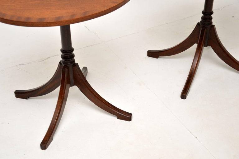 Pair of Antique Regency Style Side Tables For Sale at 1stDibs