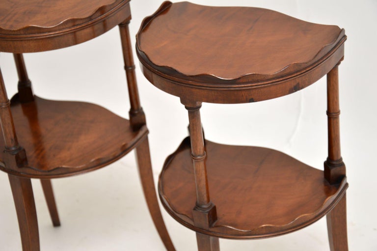 Pair of Antique Regency Style Side Tables For Sale at 1stDibs