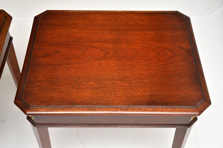 Pair of Antique Sheraton Style Side Tables at 1stDibs | pair of antique ...