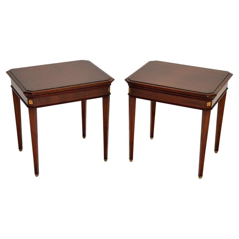 Pair of Antique Sheraton Style Side Tables at 1stDibs | pair of antique ...