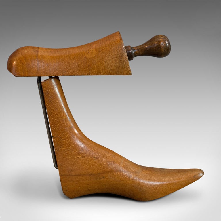 Pair of Antique Shoe Lasts, English, Beech, Shoemaker's Last, Edwardian ...