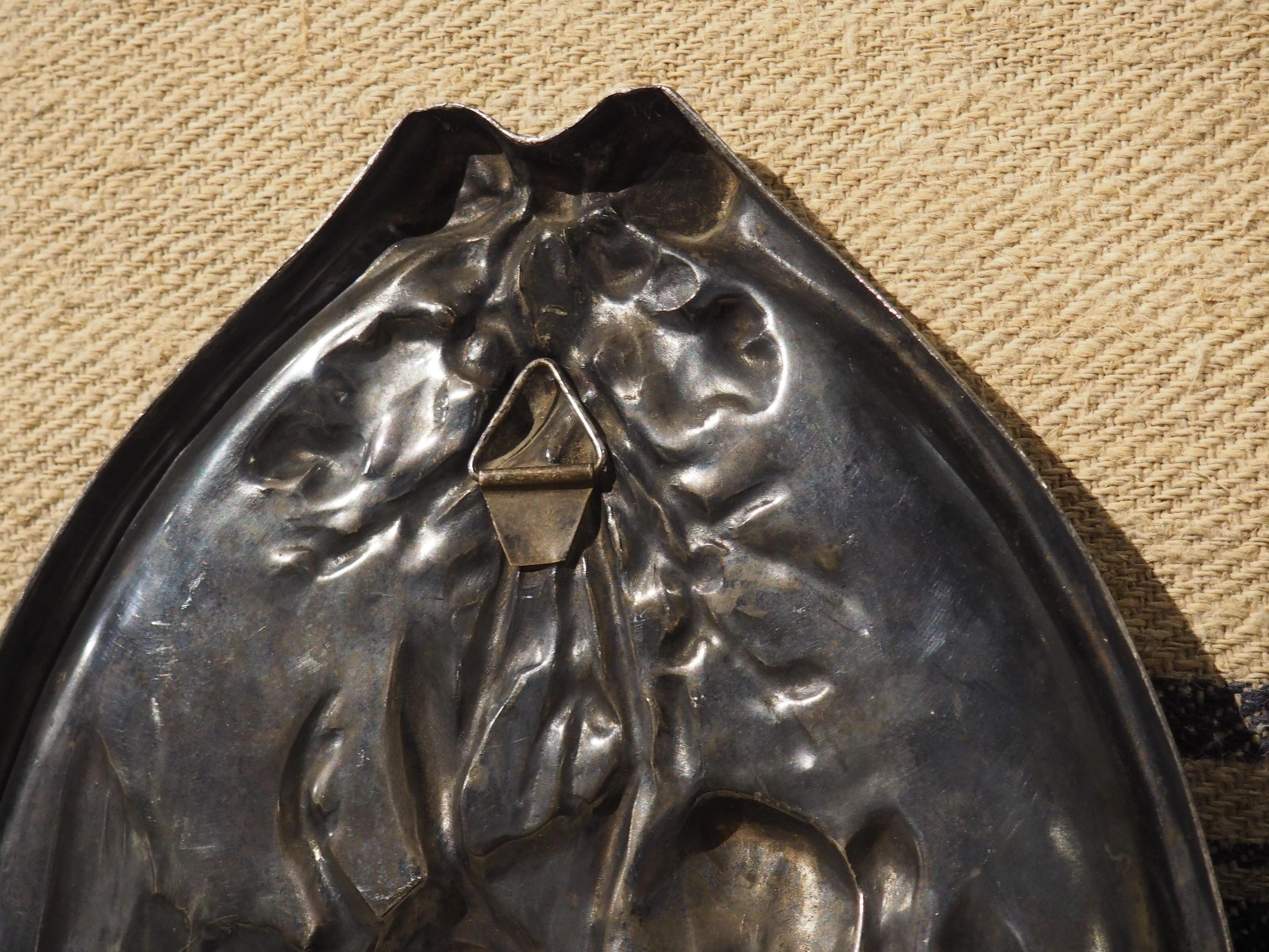 Pair of Antique Silvered Metal Hunt Plaques from France, Circa 1900 For ...