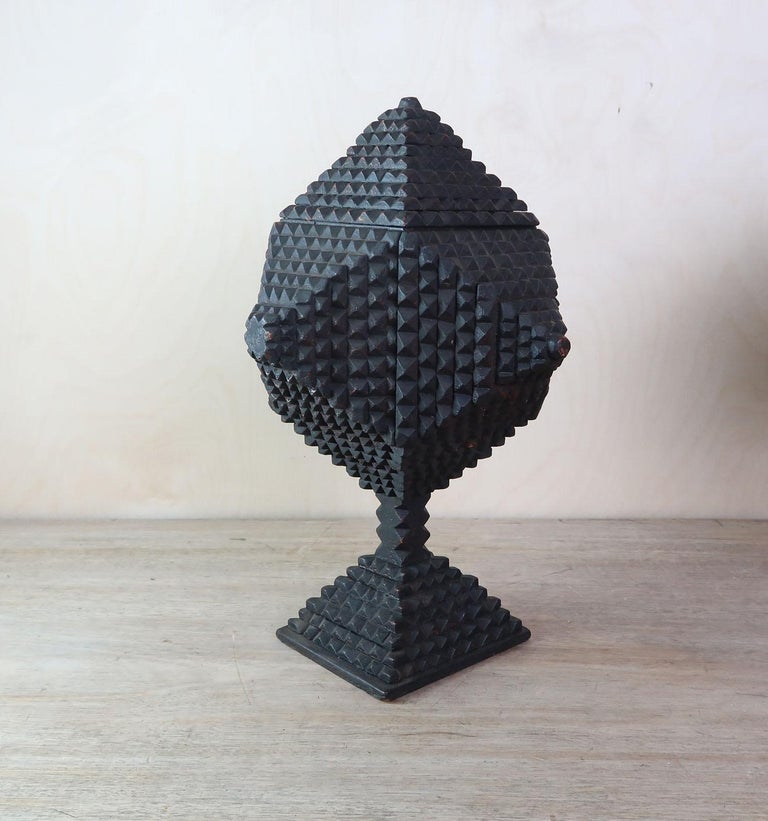 Pair of Antique Tramp Art Boxes, English, Late 19th Century For Sale at ...