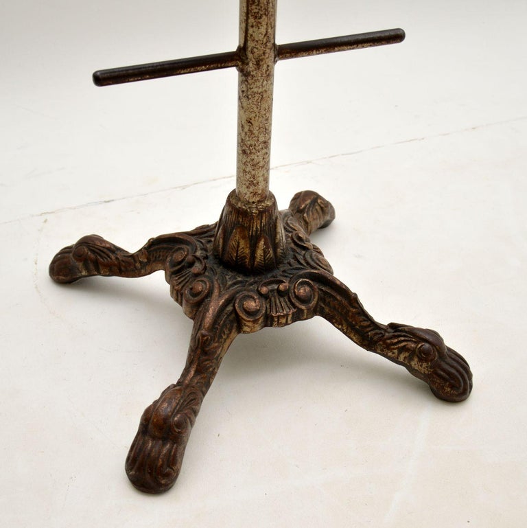 Pair of Antique Victorian Cast Iron Tractor Bar Stools at 1stDibs