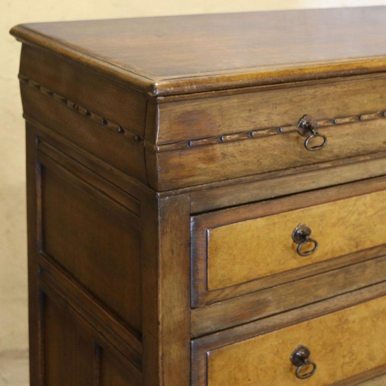 Pair of Antique Wooden Beds and Matching Chest of Drawers, WP21 at 1stDibs