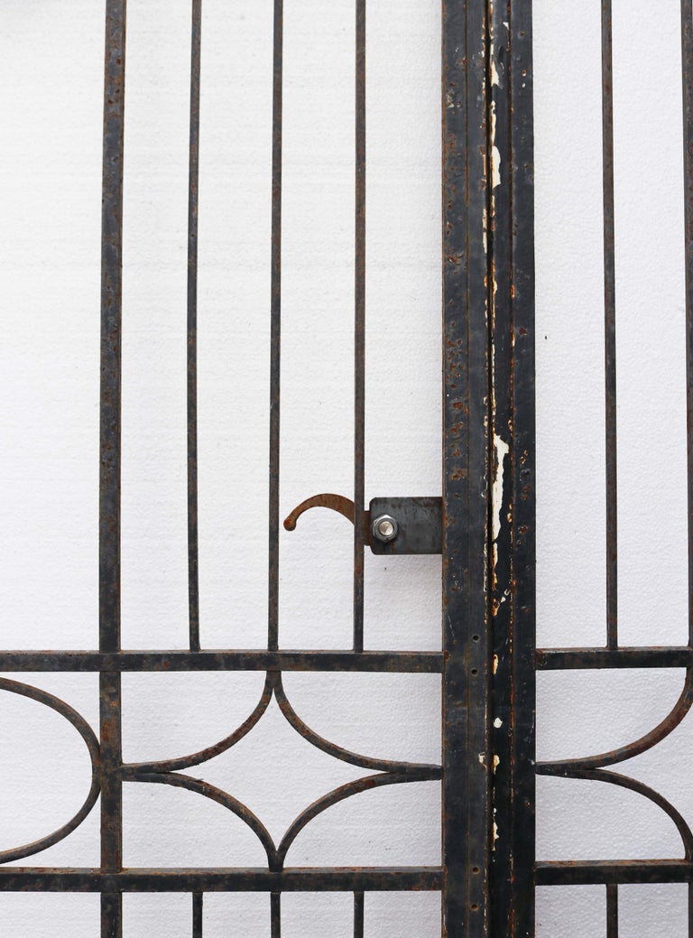Pair of Arched Neoclassical Style Gates For Sale at 1stDibs