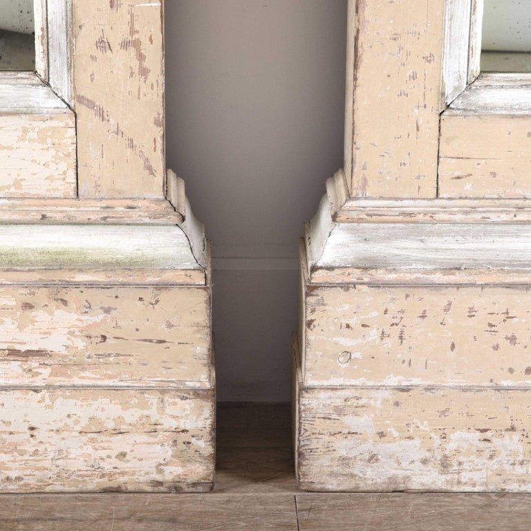 Pair of Architectural Mirrors For Sale at 1stDibs