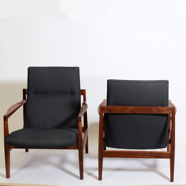 Pair of Arm Chairs by Jens Risom at 1stDibs