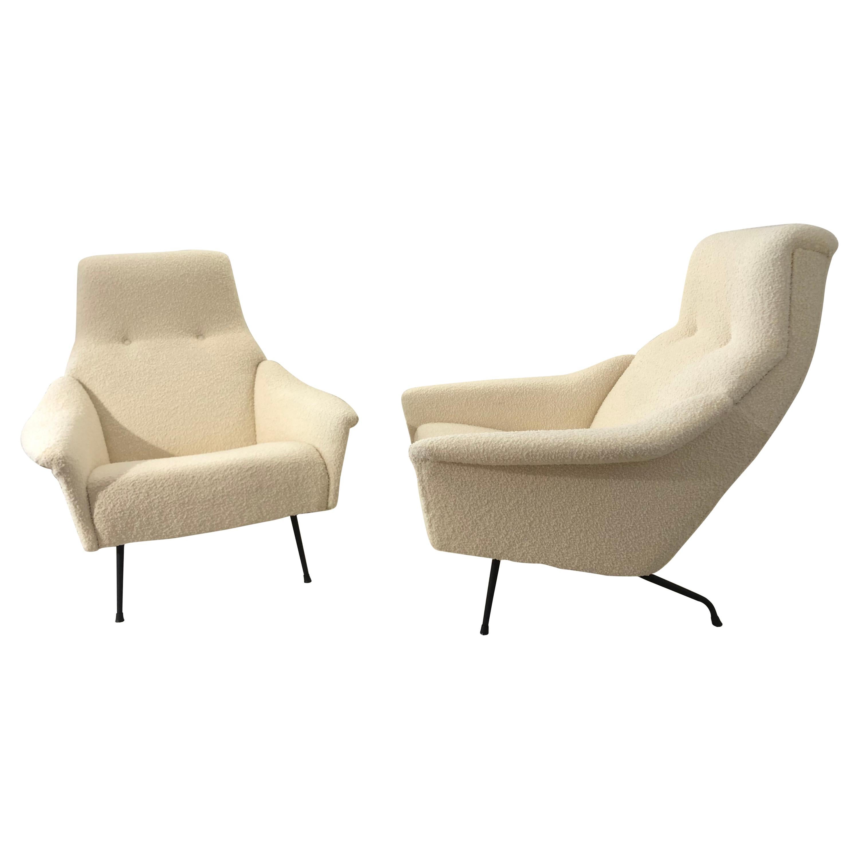 Pair of Armchairs by Guy Besnard at 1stDibs