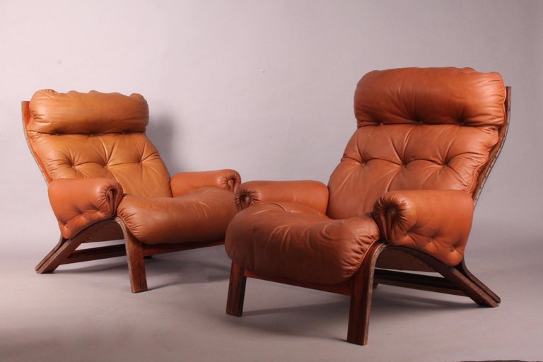 Pair of Armchairs by Rybo Rykken at 1stDibs