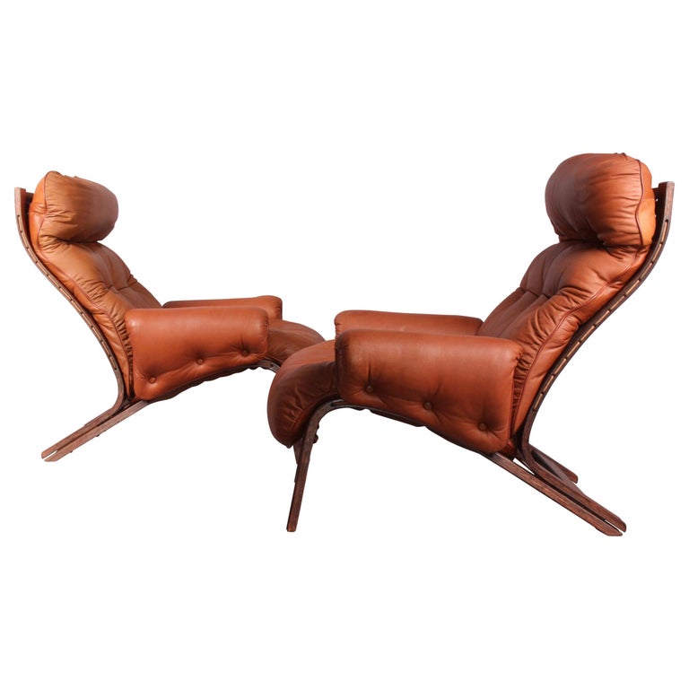 Pair of Armchairs by Rybo Rykken at 1stDibs