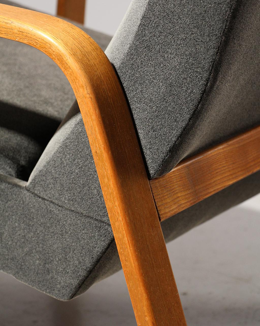 Pair of armchairs by Studio A.R.P - Steiner - France 1950s For Sale at 1stDibs