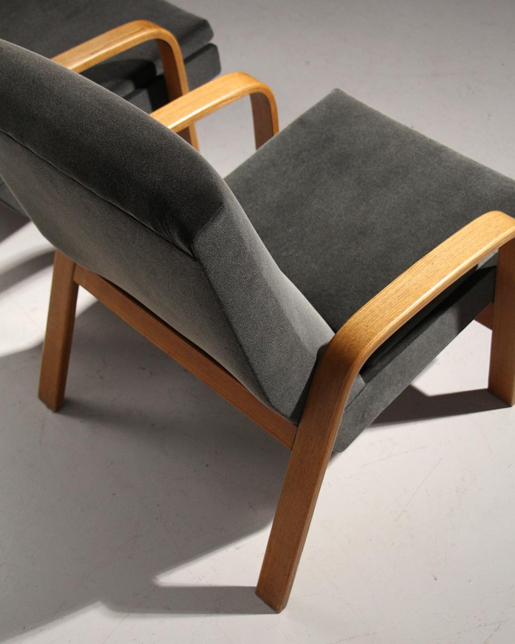 Pair of armchairs by Studio A.R.P - Steiner - France 1950s For Sale at 1stDibs