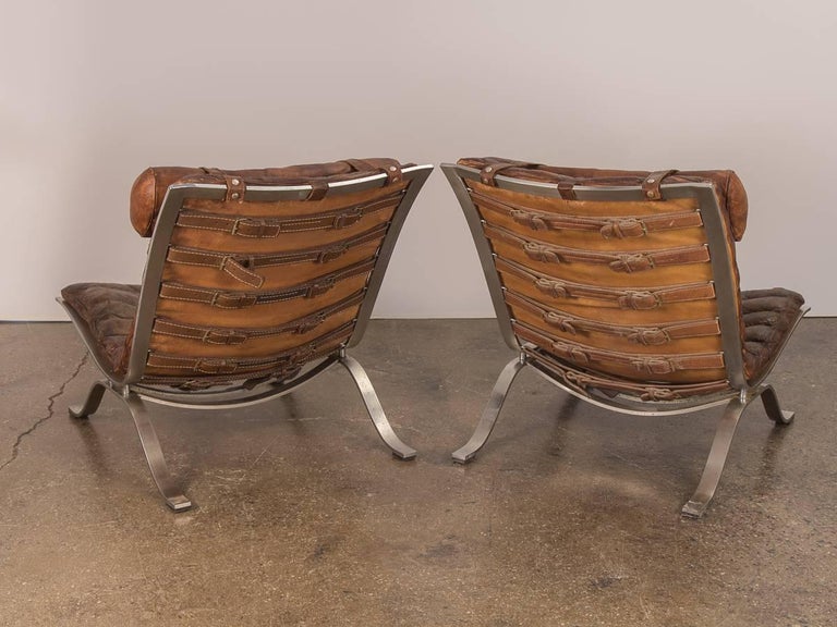 Pair of Arne Norell "Ari" Lounge Chairs at 1stDibs